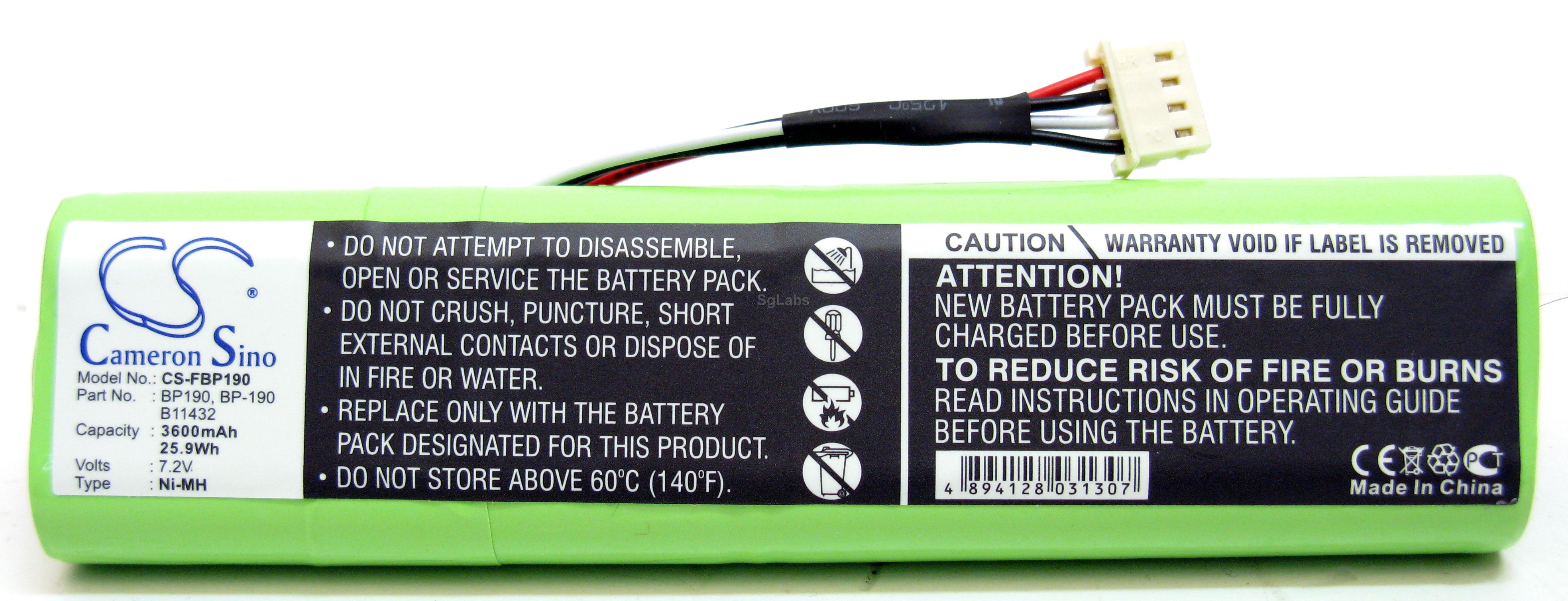 R&S Fluke, Battery