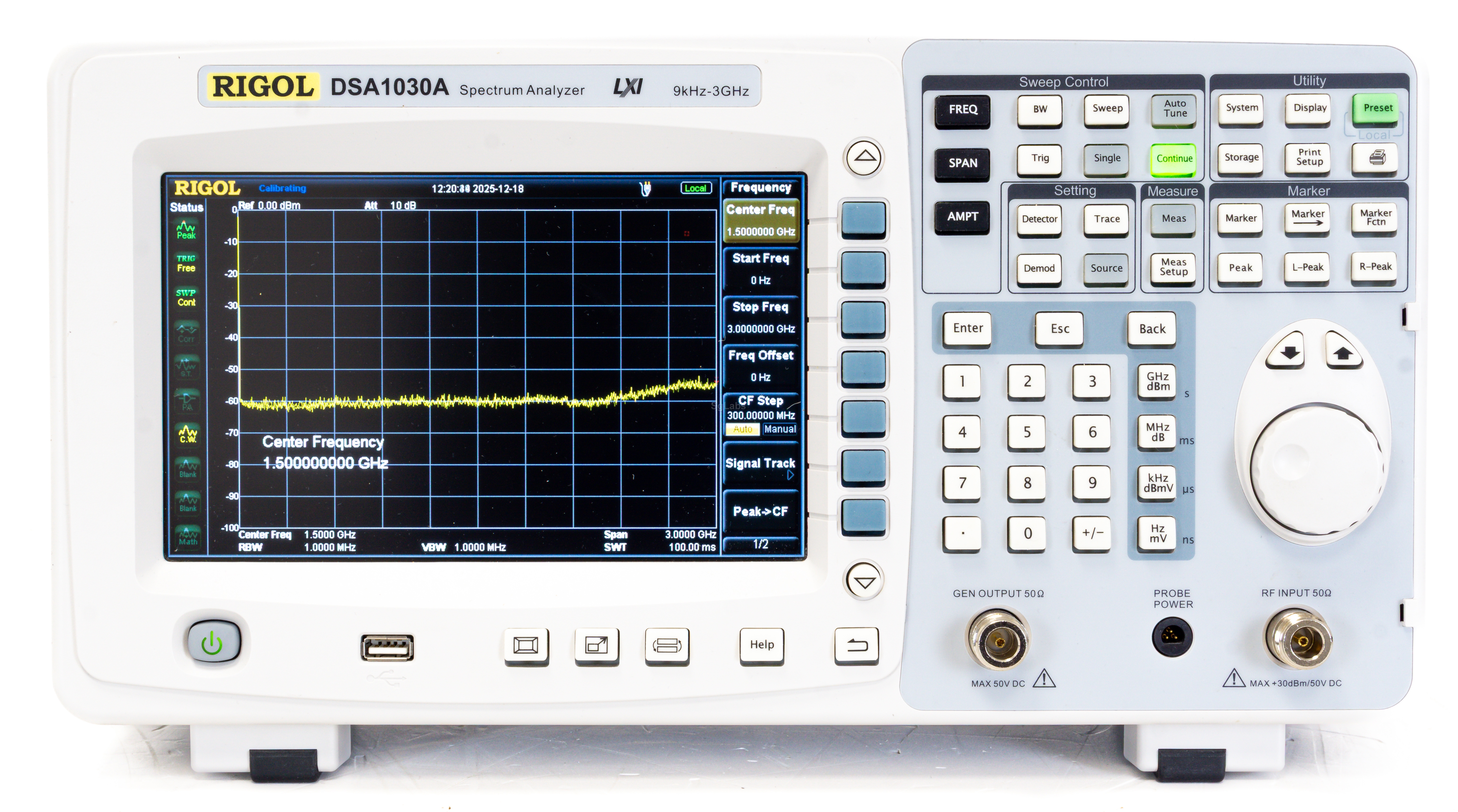 Rigol DSA1030A Spectrum Analyzer with Tracking Generator 3 GHz